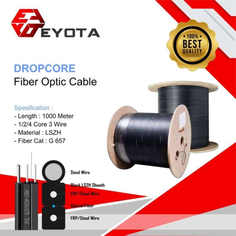 Jual Eyota Kabel Fo 4 Core 3 Seling Kawat Ftth Dropwire 1000m/kabel ... Jual Eyota Kabel Fo 4 Core 3 Seling Kawat Ftth Dropwire 1000m/kabel ...