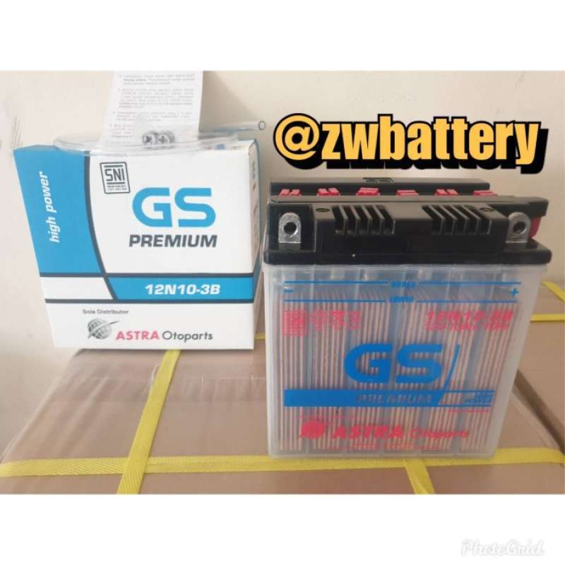 Promo Aki Gs Astra 12n10-3b Binter Mercy (basah) 12v 10ah Diskon 33% Di Seller Bumi Living Store ...