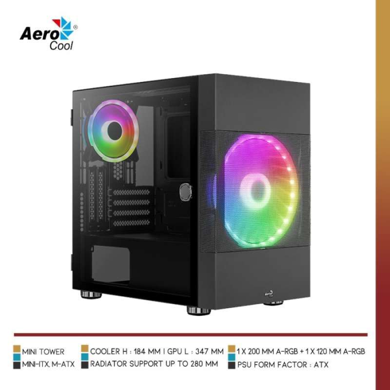 Jual Aerocool Atomic Argb | Mini Tower Case Di Seller Sweet Shop - Cengkareng Timur, Kota ...
