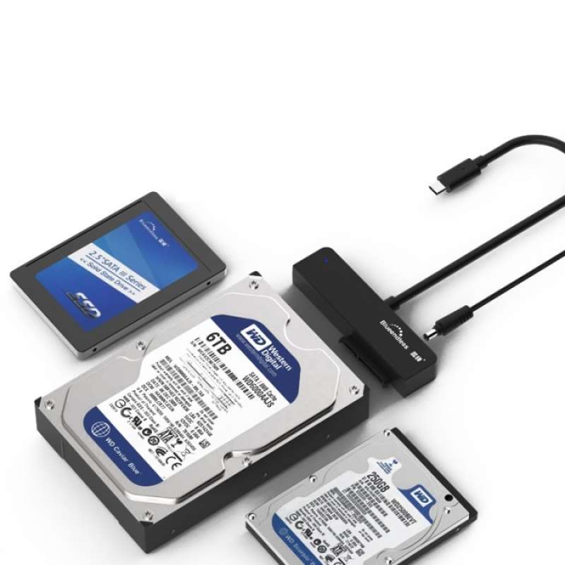 Jual Usb A To Sata Type C To Sata Hdd Reader With Otg Function Suits ...