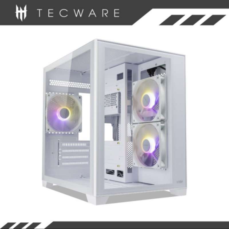Jual Tecware Vxm V2 Pro - Dual Chamber Gaming M-atx Case Pc - Hitam Di ...