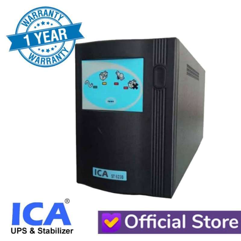 Jual Ups Ica St623b Pure Sinewave 1200va 600 Watt Line Interactive Sinewave Di Seller Kingyo ...