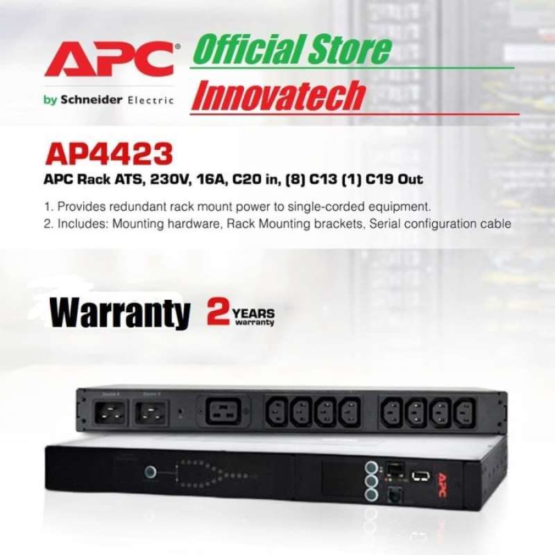 Jual Apc Ap4423 Rack Ats 230v 16a Di Seller Kingyo - Cengkareng Timur ...