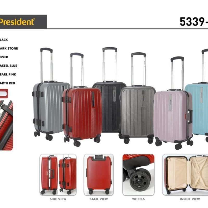 Promo Baru Koper President Ukuran Bagasi 24inch Roda Dobel... Diskon 8% ...