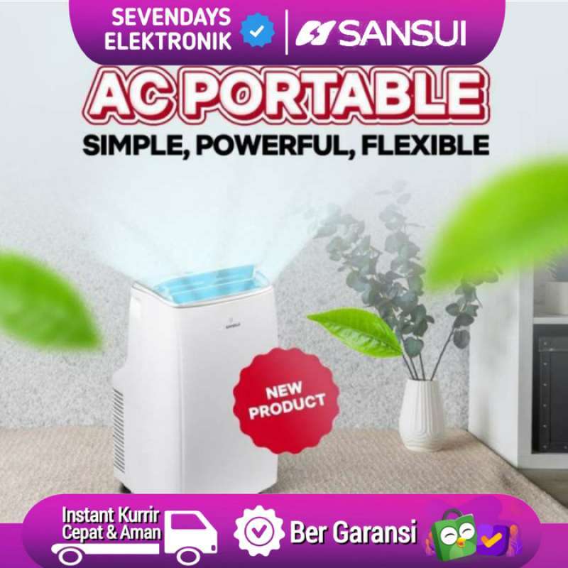 Promo Ac Portable 1 Pk Sansui X09p1 Deluxe R410 Low Watt Japan Quality ...