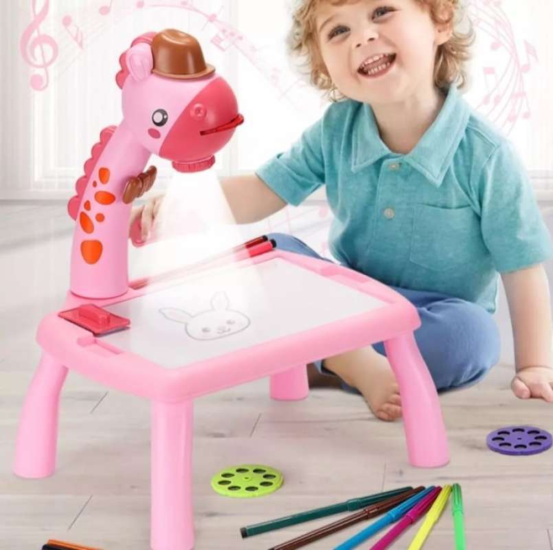 Jual Mainan Meja Menggambar Proyektor Drawing Table Projector Meja ...