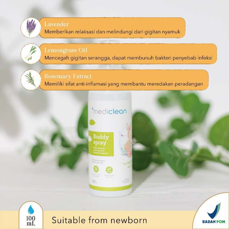 Jual Mediclean Buddy Spray - Spray Anti Nyamuk Anak Dewasa Di Seller ...