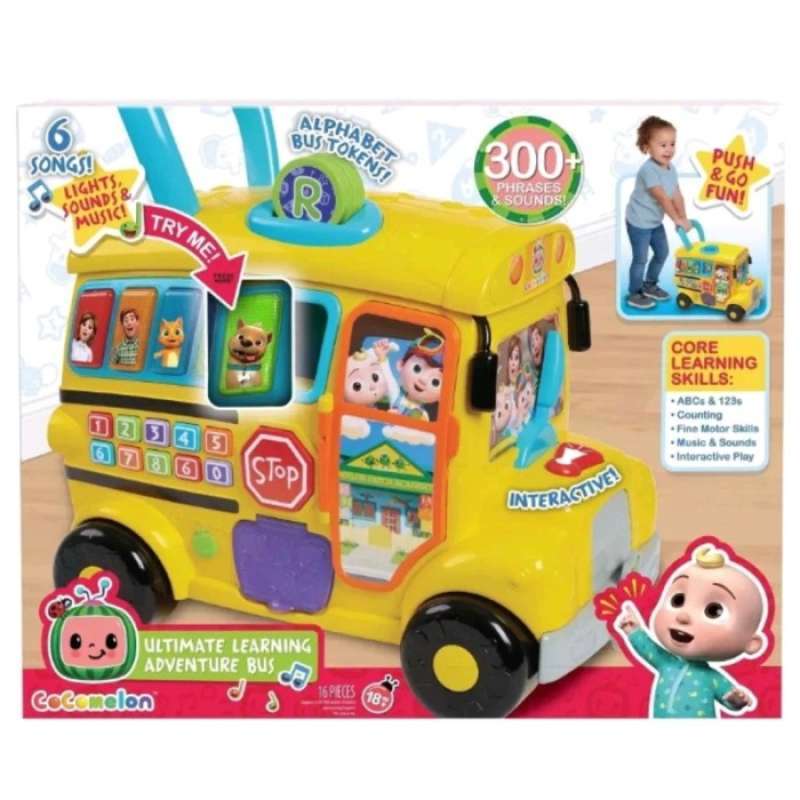 Jual Mainan Anak Cocomelon Mobil Magnifique Bus Adventure Musik 300 ...