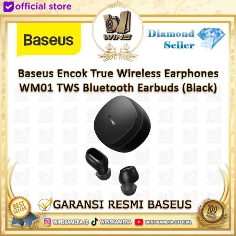 Jual Baseus Wm01 Encok True Wireless Earphones Tws Bluetooth Earbuds ...
