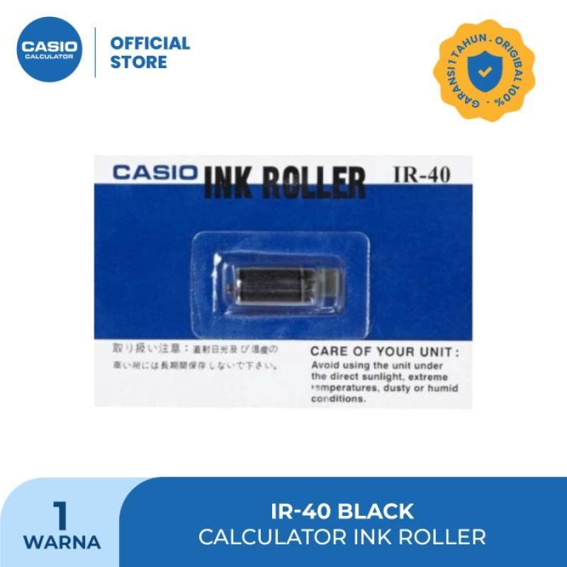 Jual Casio Ir40 Calculator Ink Roller Black - Ir-40 Di Seller Tombstone ...
