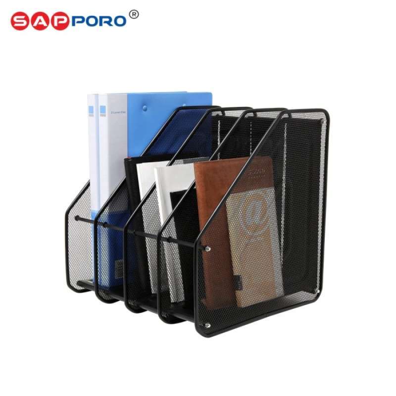 Jual Sapporo Lokka - Rak Dokumen L Layer | Document Rack L - Black 5 ...