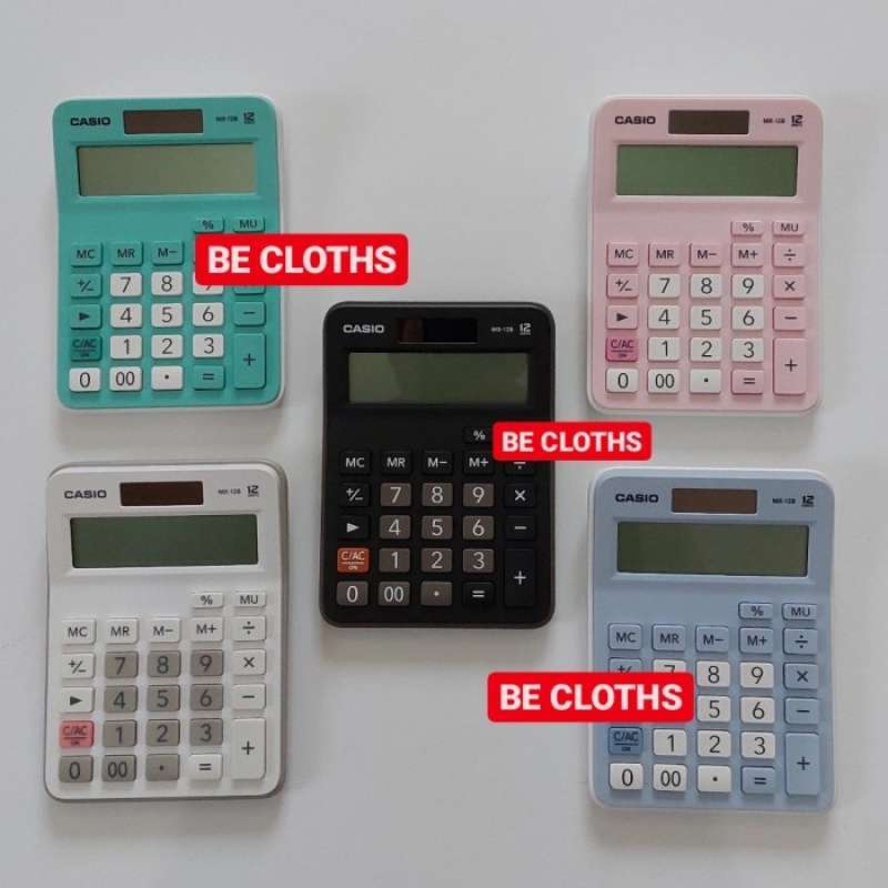 Jual Kalkulator Casio Mx12 B Calculator Desktop Mx12b Meja Kantor Mx 12 ...