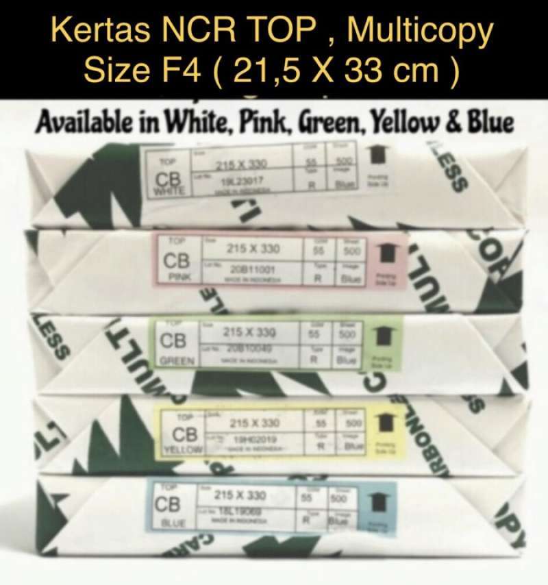 Jual Ncr, Merk Multicopy Top Ukuran Folio Di Seller Kingyo - Cengkareng ...