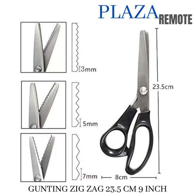 Jual 7 Mm Gunting Gelombang Kain/gunting Bahan Kain Zigzag Stainless ...