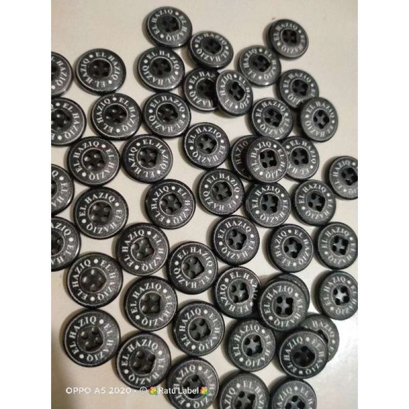 Jual Cetak Label Kancing Baju Custom Nama Merk Brand Sendiri - Label Di ...