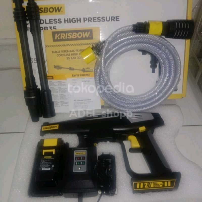 Promo Mesin Steam Cuci Mobil & Motor Krisbow High Pressure Cordless 20 ...