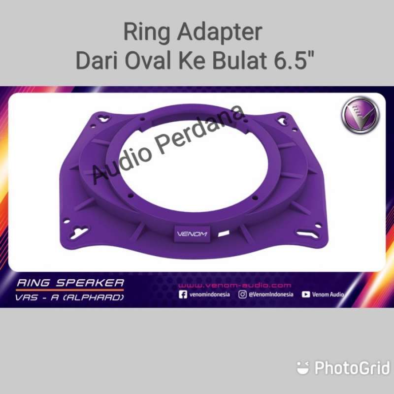 Jual Ring Mat Adapter Speaker Alphard Dudukan Dari Oval Ke Bulat 6.5 ...