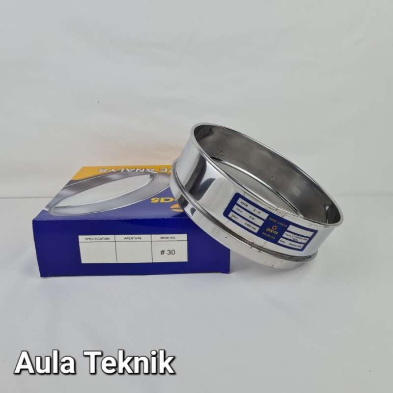 Promo Sieve Analysis Mesh 30, Saringan Mesh Appature : 0.600 Mm Diskon ...