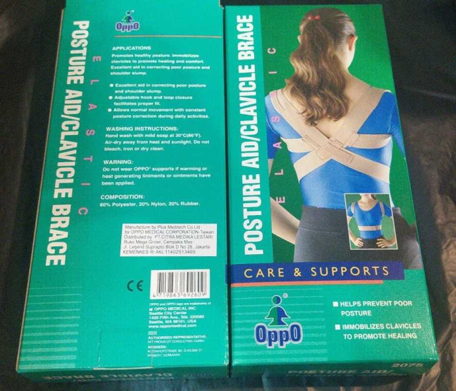 Promo Posture Aid / Clavical Brace Oppo 2075 / Penyangga Punggung ...
