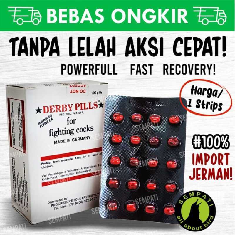 Promo Derby Derbi Pil Import Jerman Vitamin Obat Doping Ayam Aduan ...
