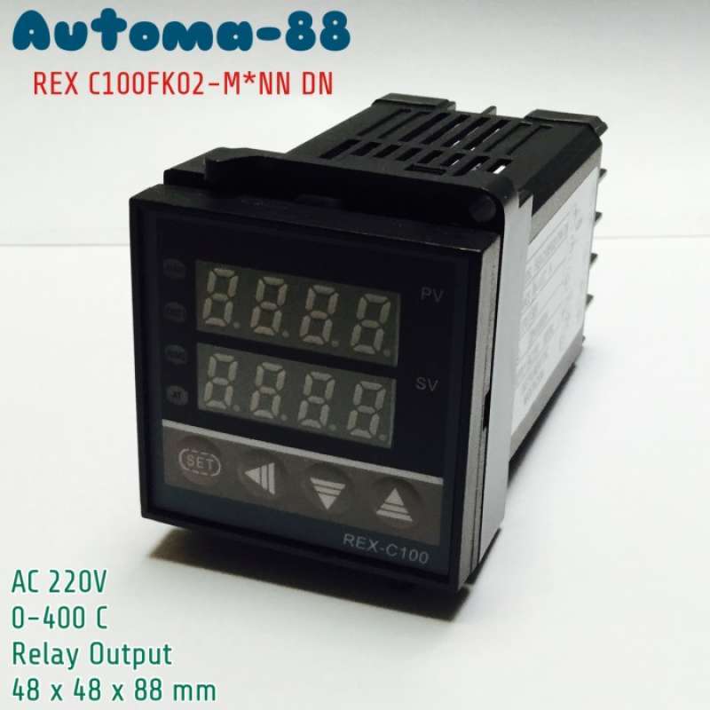 Jual Digital Pid Rex-c100 Out Relay 0-400c Temperatur Kontrol Suhu Ac ...