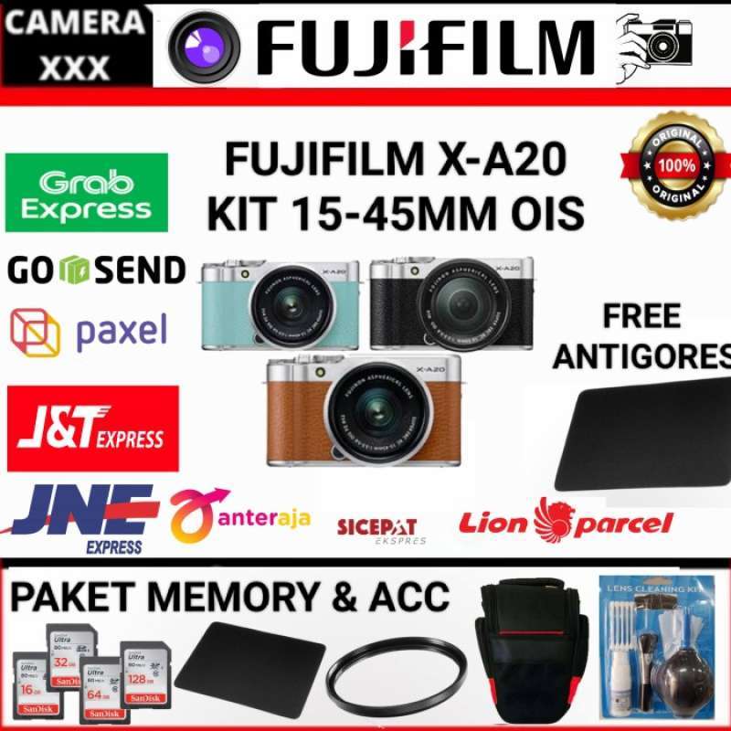 Promo Camera Fujifilm X-a20 Kit 15-45mm Diskon 23% Di Seller Ryoma ...