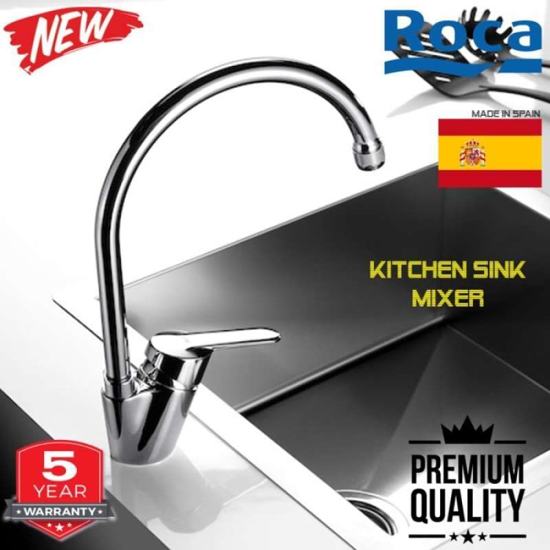 Promo Roca Premium Kitchen Sink Tap Mixer Series 5 Tahun Terbaik Diskon ...