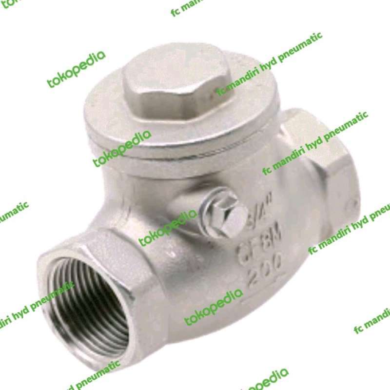 Promo Swing Check Valve 2 Inch Stainless Steel 316 / One Way Valve ...