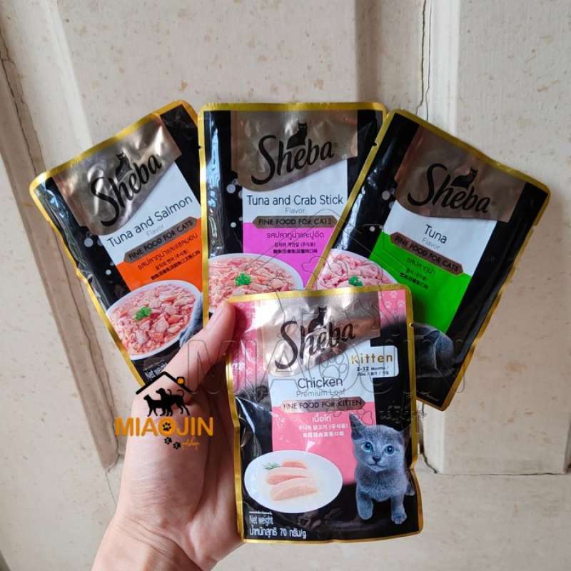 Jual Sheba Pouch 70gr-makanan Kucing Cat Food Pakan Wet No Meo/whiskas ...