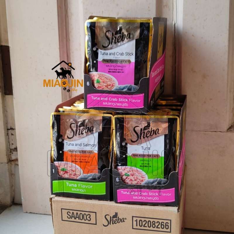 Jual Sheba Pouch 70gr-makanan Kucing Cat Food Pakan Wet No Meo/whiskas ...