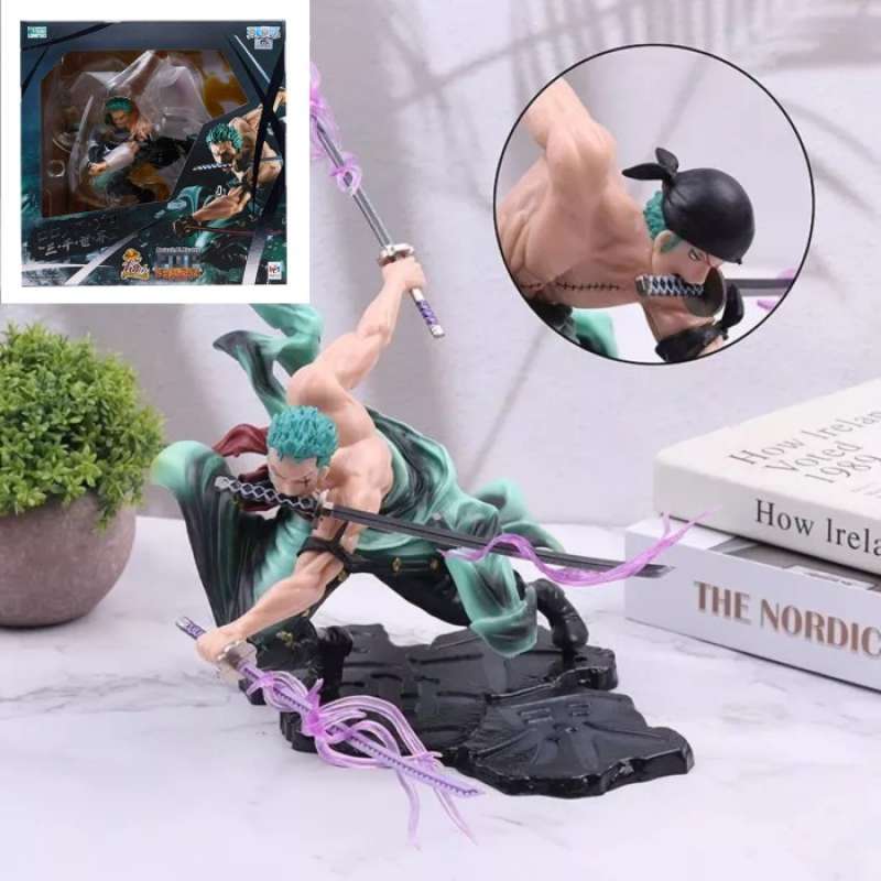 Promo Figure One Piece Roronoa Zoro Arc Wano Santoryu Ougi Daishinkan ...