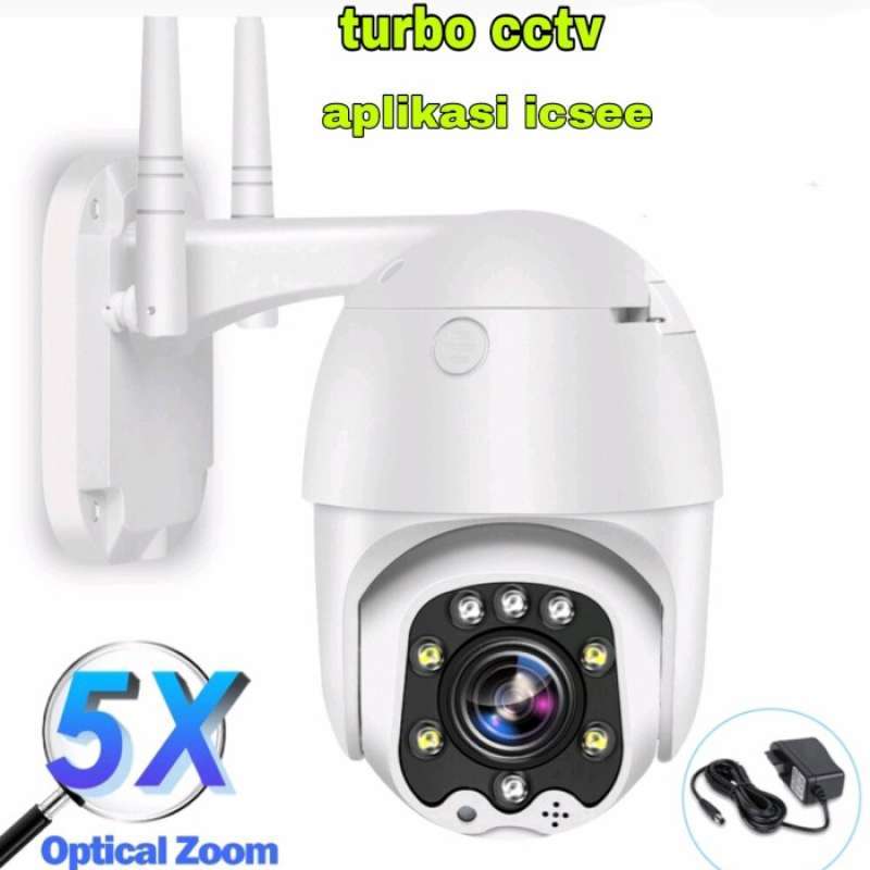 Promo Ip Camera Outdoor Icsee 8mp 1080p Ptz Wireless Pan Tilt 5x Zoom ...