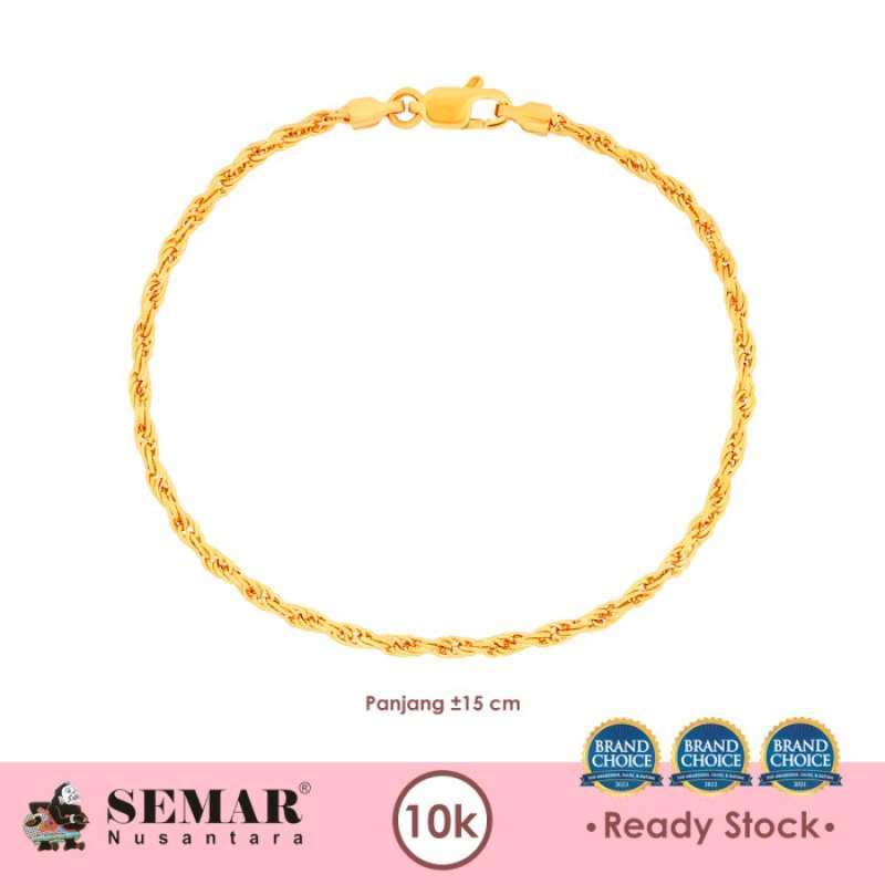 Jual Gelang Emas Classic Katara Bracelet Gold 10k Semar Nusantara Di ...