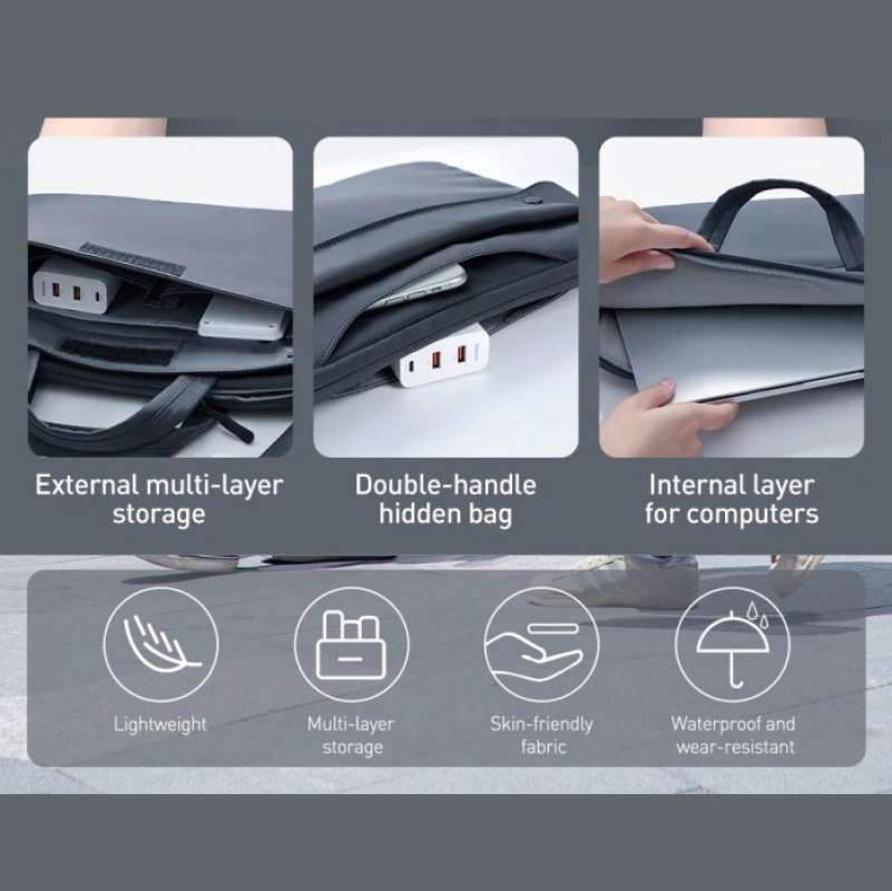 Jual Baseus Tas Laptop Basics Series 13 Shoulder Computer Notebook Bag ...