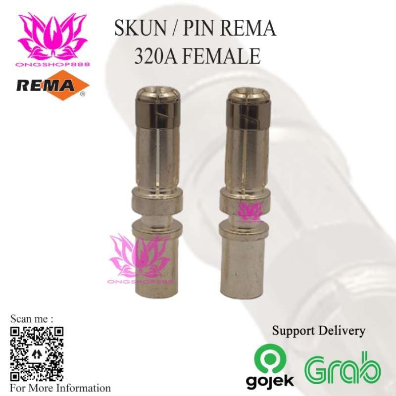 Promo Pin / Skun 320a Female Rema For Battery Forklift Electric Ip23 ...