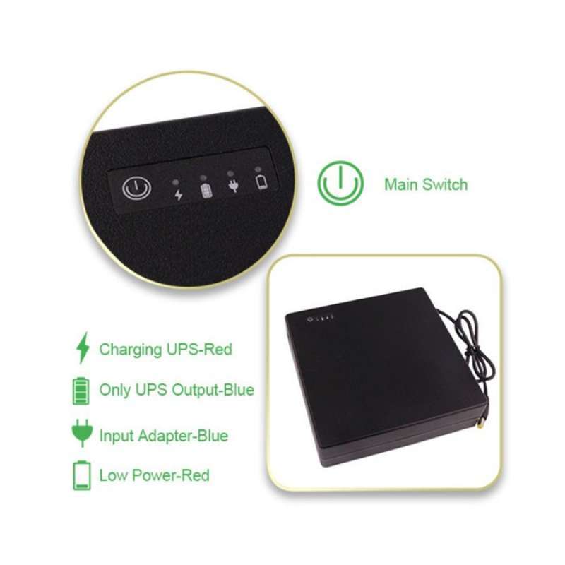 Promo Sps 30wd Mini Dc Ups Lithium Battery 12v 3a Diskon 29% Di Seller Palugada Official Store ...