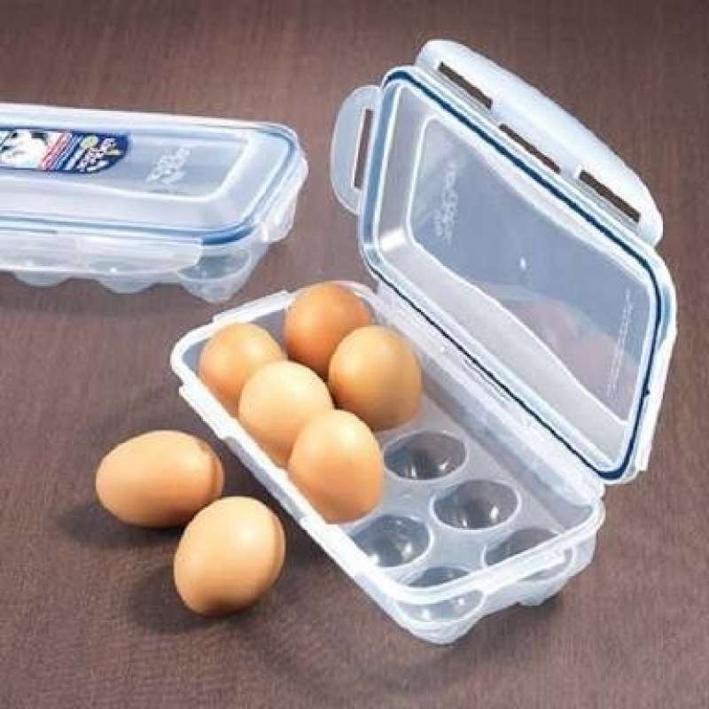 Promo Hpl953 Egg Dispenser Container Lock & 10 Holes Diskon 23% Di ...