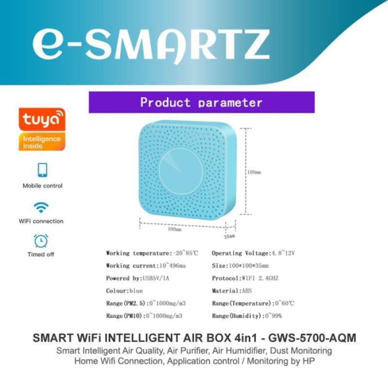 Promo Smart Sensor Air Box Wifi 4 In 1 - Gws-5700-aqm Diskon 23% Di ...