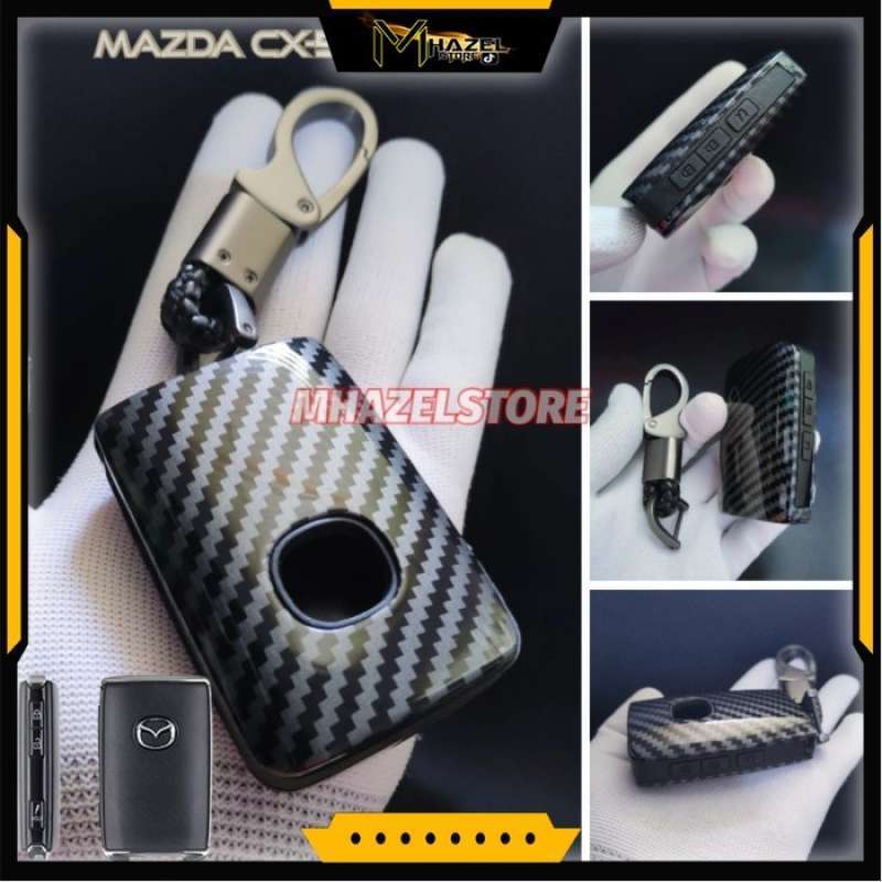 Promo Gantungan Kunci Case Carbon Remote Keyless Mobil Mazda Cx5 2020 ...