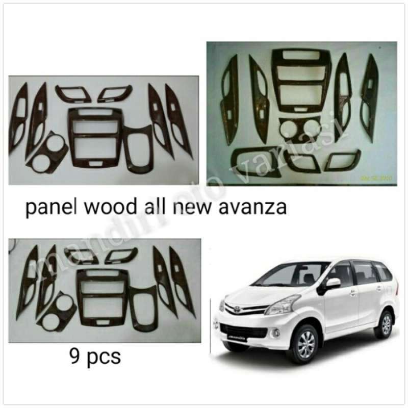 Promo Panel Wood Dashboard All New Avanza 9pcs Diskon 26% Di Seller Dm ...