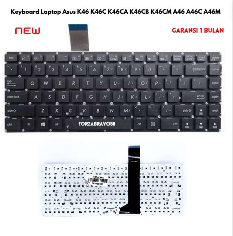 Jual Keyboard Laptop Asus K46 K46c K46ca K46cb K46cm A46 A46c A46m Di ...