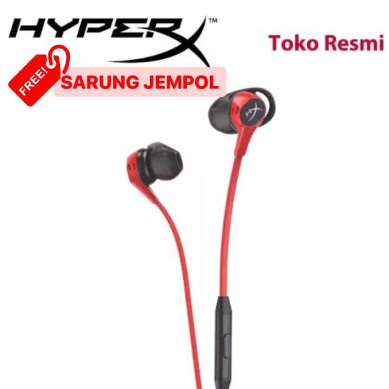 Jual Hyperx Cloud Earbuds Gaming Ear Phones With Mic Hyper X Earphone ...