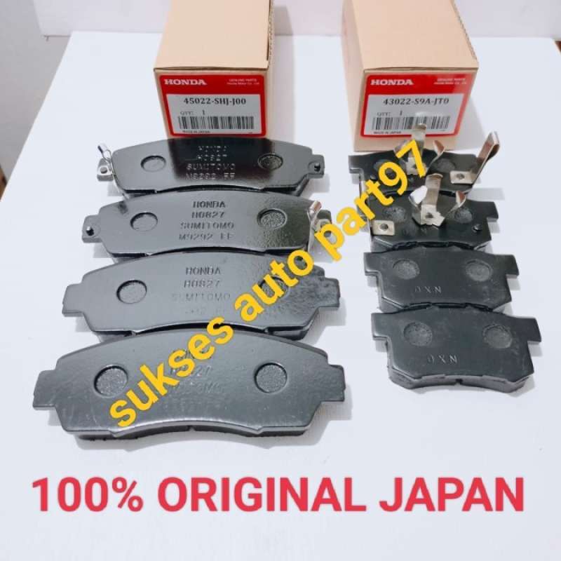 Promo Brake Pad Kampas Rem Depan Belakang Honda Crv Gen3 Gen 3 2007-2012 Ori Diskon 23% Di ...