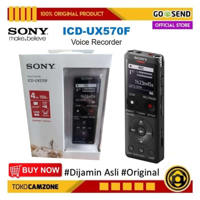 Jual Sony Icd-ux570f Voice Recorder Perekam Suara Di Seller Circlet ...