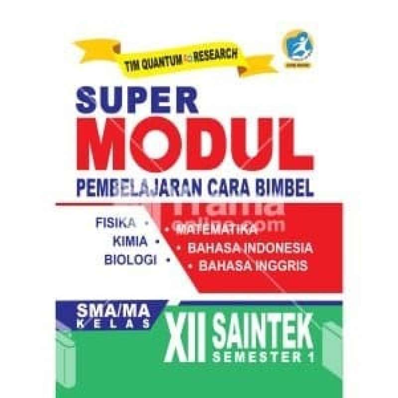 Promo Ori Buku Super Modul Pembelajaran Cara Bimbel Sma Kelas Xii ...