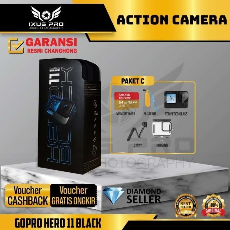 Promo Go Hero 11 Black / Go Hero 11 Black Action Camera New Diskon 23% ...