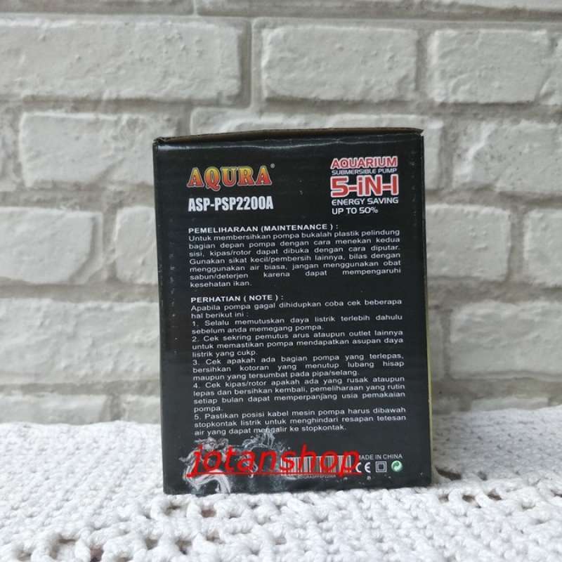 Promo Aqura Asp Psp 2200 A Pompa Air Celup Kolam Ikan Hidroponik ...