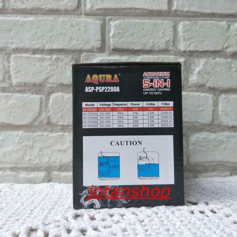 Promo Aqura Asp Psp 2200 A Pompa Air Celup Kolam Ikan Hidroponik ...
