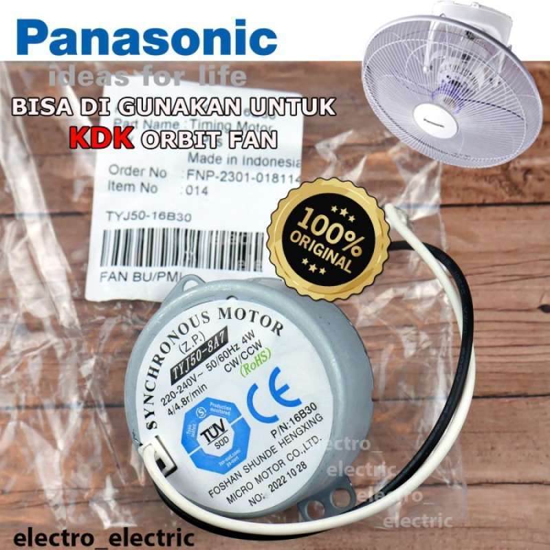 Promo Timing Motor Kipas Angin Panasonic Orbit F Eq Dan Kdk Wr 40 ...