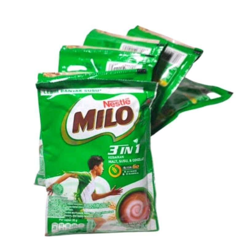 Promo Milo 3 In 1 Renceng Isi 10 X 25 Gram Diskon 1% Di Seller Fiipa ...